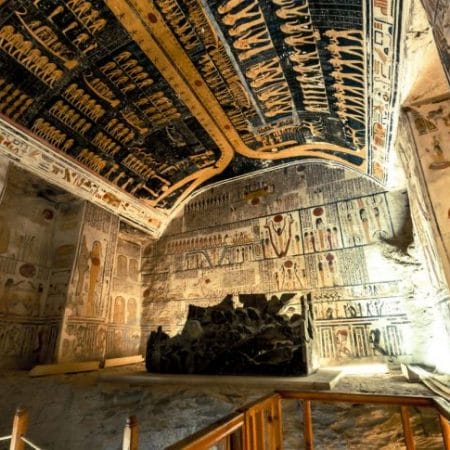 Conoce la tumba del Faraón Ramsés en Egipto en este recorrido virtual