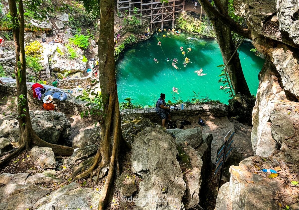 Cenote Zací en Valladolid, Yucatán. Te va a encantar