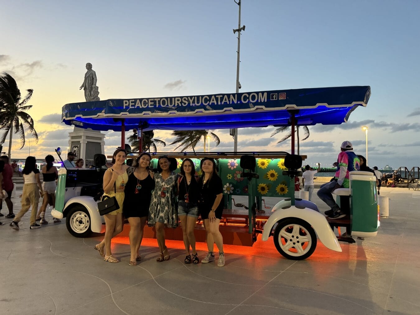 Conoce el Pedal Carrito de Peace Tour en Progreso, Yucatán