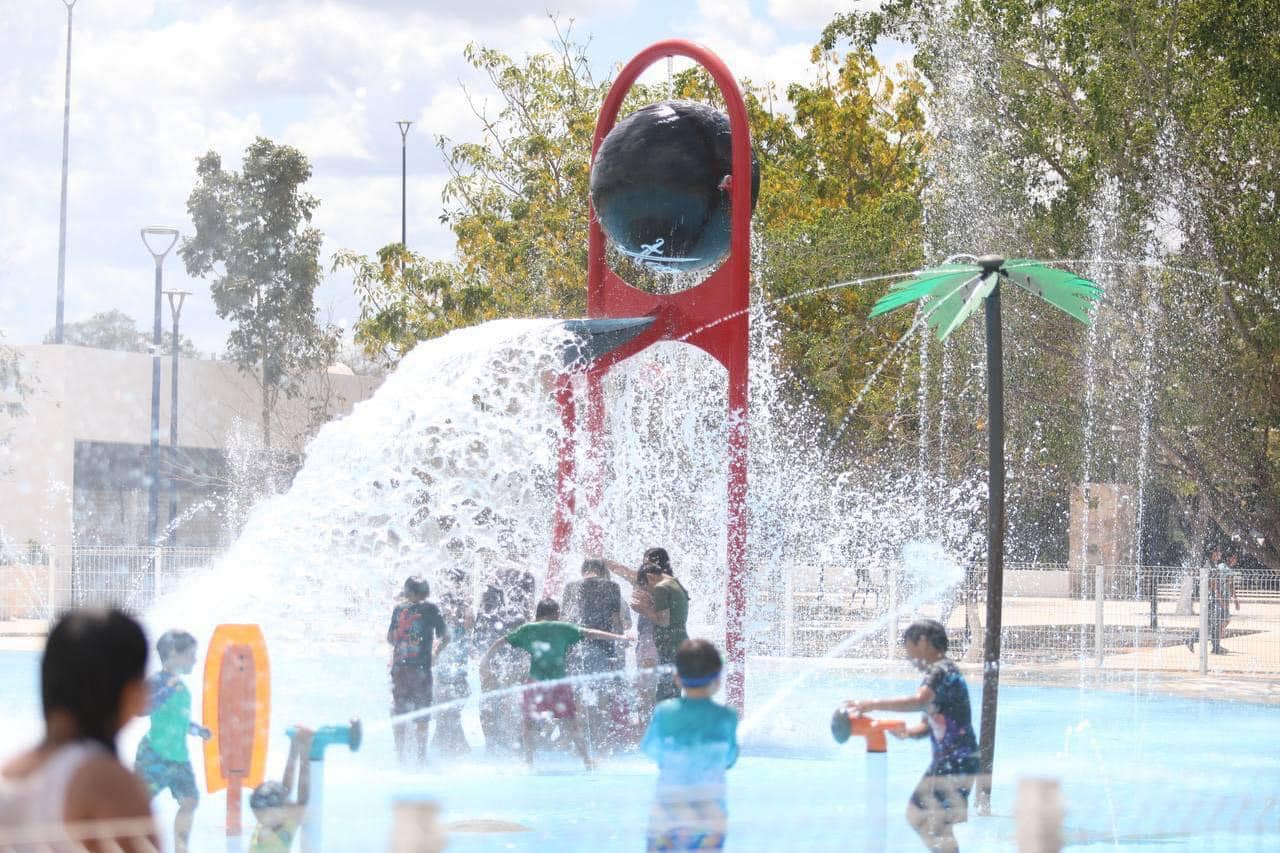 Splash Pad Mérida, el parque acuático gratuito de Yucatán